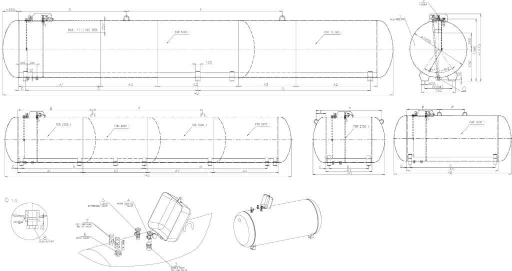 ABOVEGROUND LPG STORAGE TANKS