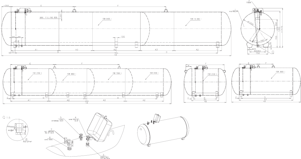 ABOVEGROUND LPG STORAGE TANKS
